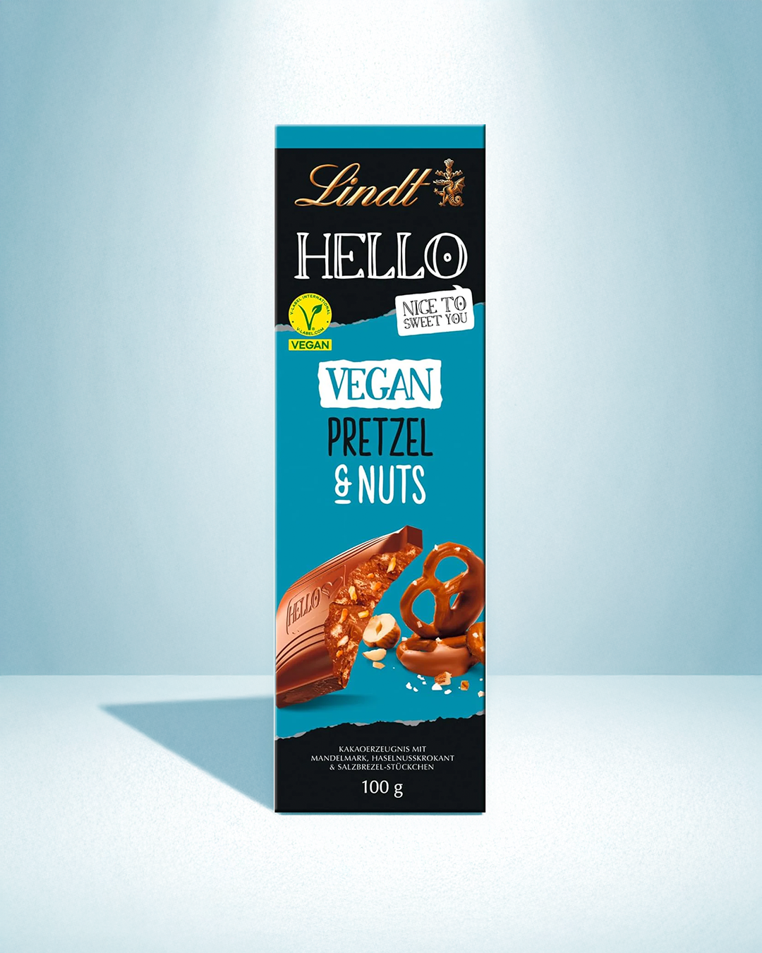 Lindt HELLO Pretzel & Nut (Vegan) | 100g - Popdrop